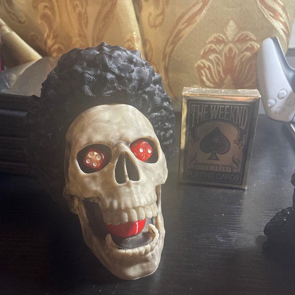 The Weeknd Custom 3D Printed “after Hours” Skeleton Skull Dawn FM ...
