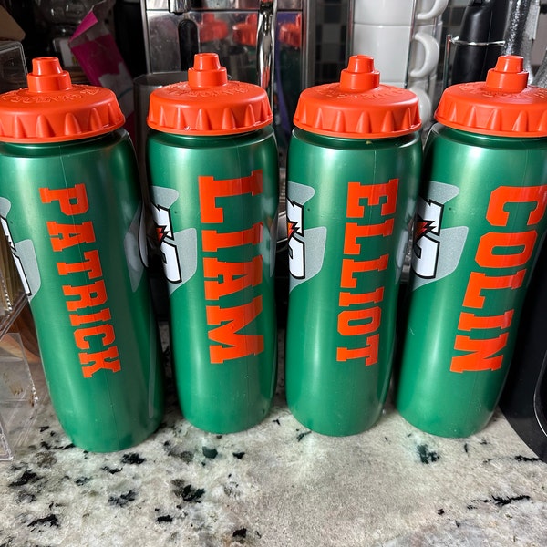 Custom Personalized NAME LABEL - Gatorade Water Bottle Labels - 20oz or ...