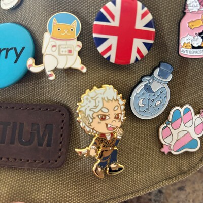 BG3 Pins Baldur's Gate 3 Inspired Enamel Pins Astarion, Gale, Wyll ...