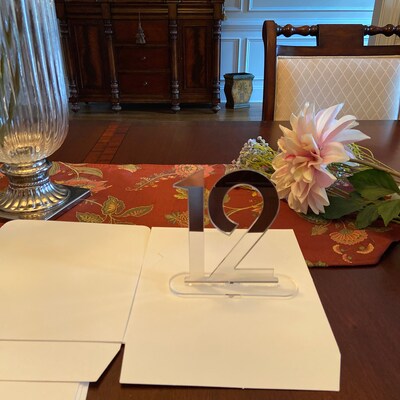 Table Numbers for Weddings, Parties, Company Events, Centerpieces for ...