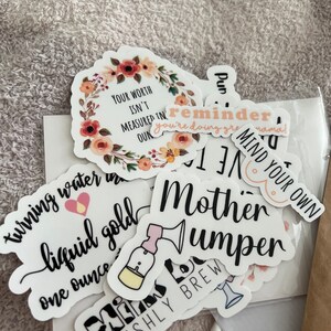 Breastfeeding Stickers, Breastmilk Sticker, Pumping Mom Sticker, Breast ...