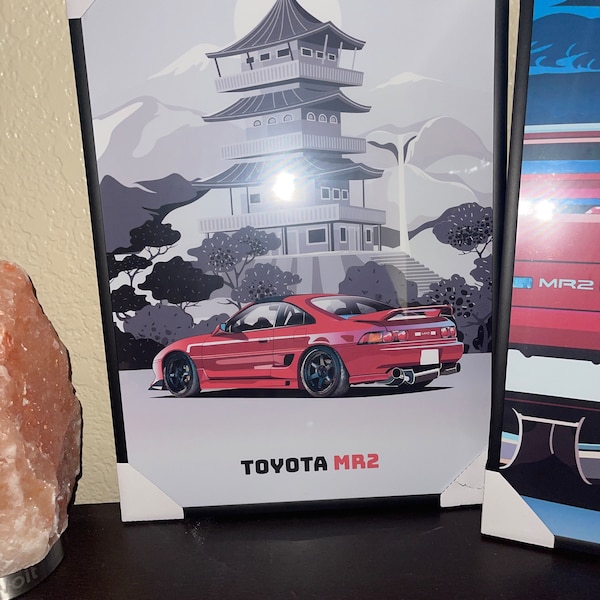 Toyota - MR2 | 2 Frame Options / Print Only Also Available (A5-A3 ...