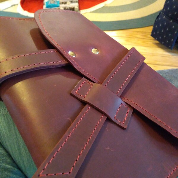 Handmade Leather Notebook Cover: Refillable A5 Journal - Etsy