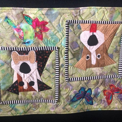 Chinese Crested Paper Pieced Block Pattern in PDF - Etsy