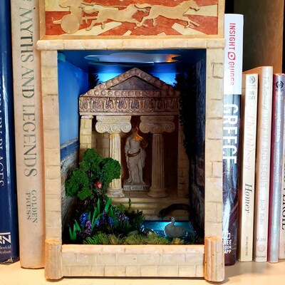 Vintage Artemis Mini Statue Small Hand-painted Ancient Greek - Etsy