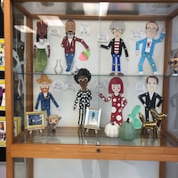 Famous Artist Paper Dolls monet, Basquiat, Haring, O'keeffe, Da Vinci ...