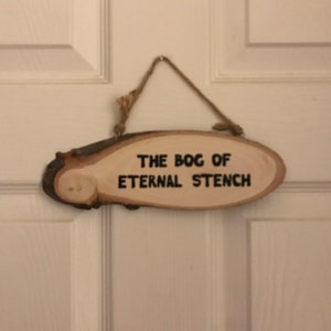 Bog of Eternal Stench Wooden Sign - Etsy