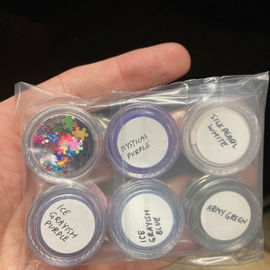 Iridescent Purple Four Point Stars Shape Glitter 4mm Star | Etsy