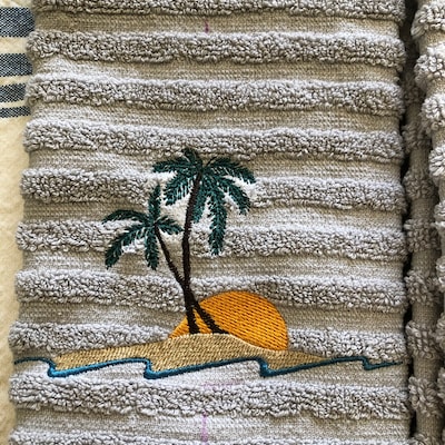 Sunset Beach Scene Machine Embroidery Design, Embroidery Designs ...
