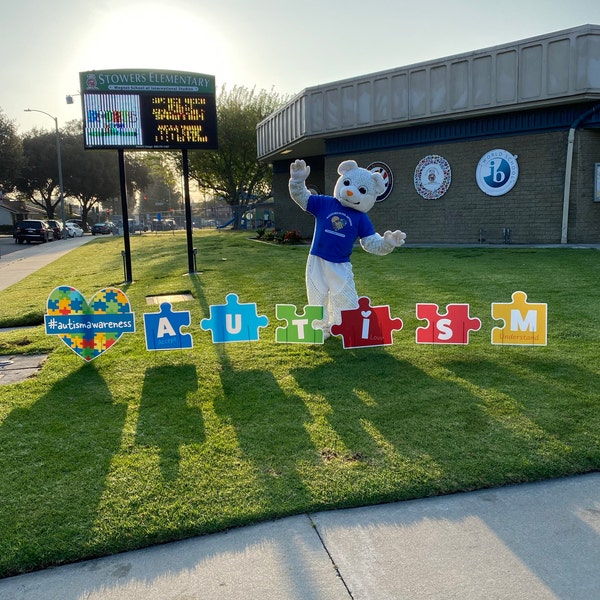 Autism Awareness Month Sign - Etsy