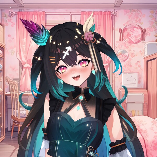 Live2d Vtuber Model for Commercial Use! Sagittarius the Zodiac Vtuber ...