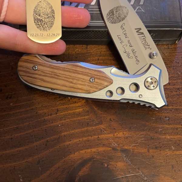 Engraved Knife, Stainless Steel Box Cutter , Box Cutter, Personalized ...