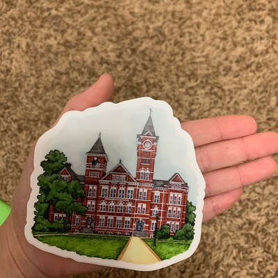 William and Mary Barrett Hall Watercolor Print College of - Etsy