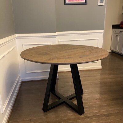 Dining TABLE LEG for ROUND Table Top,industrial Style Table Leg,steel ...