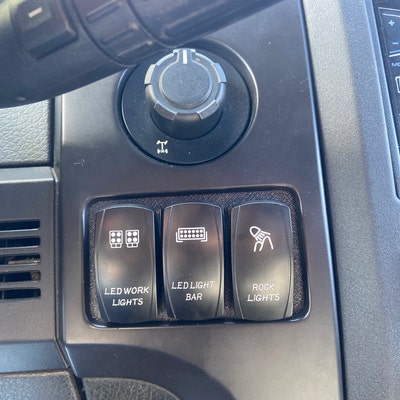 1998-2005 Ford Excursion F250/F350 Rocker Switch Mount Panel switches ...