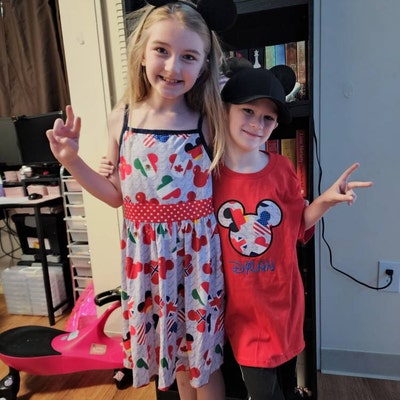 Disney Epcot Dress Mickey Mouse World Flags Girls Epcot Dress Disney ...