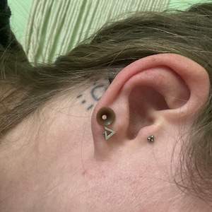 Espresso Brown Alien Skinz Skin Tone Silicone Ear Plugs Tunnels Gauges ...