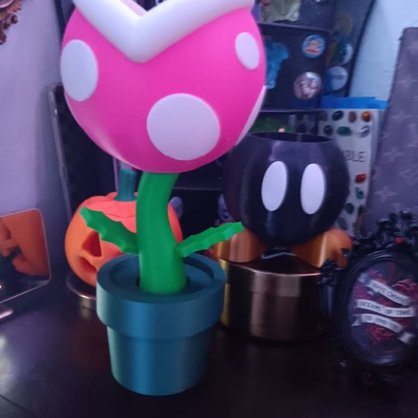 10" Yellow Super Mario Toad Figure - 3D Printed Retro Gaming ...