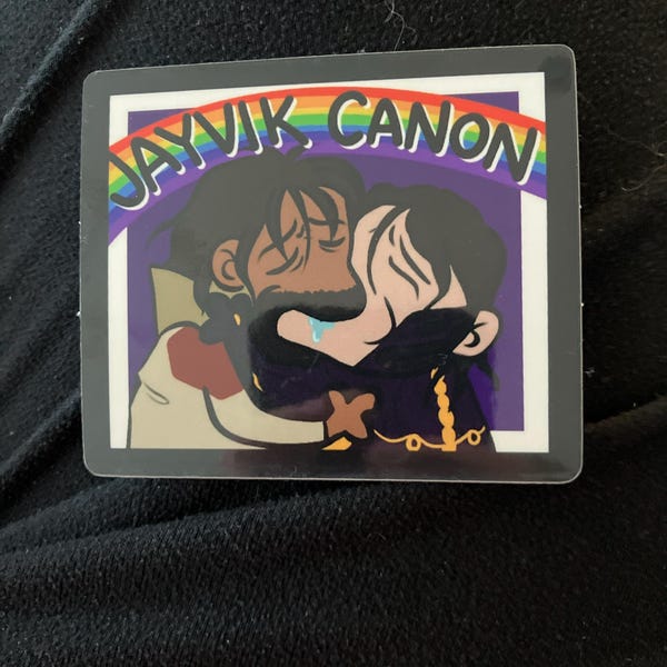 Jayvik is Canon Sticker - Etsy