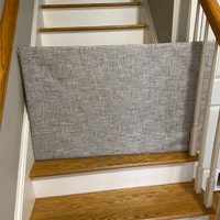 Hooks-included Fabric Baby Gate / Fabric Baby Gate, Custom Fabric Gate ...