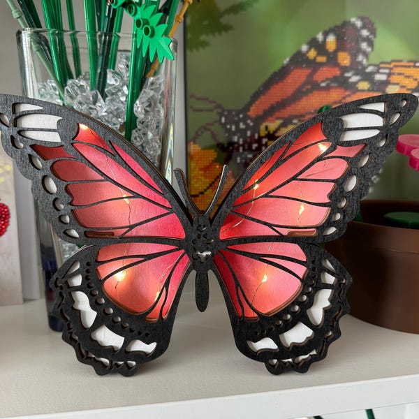 Wooden JOY With Warm Light,charming Joy Lamp,brighten up Your Space ...