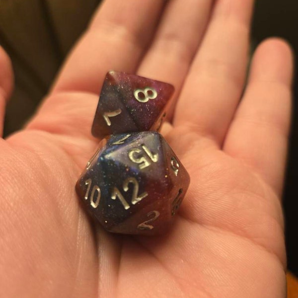 Solid Metal D2 Coin Featuring an a Sun Theme and a Moon Theme Aged ...