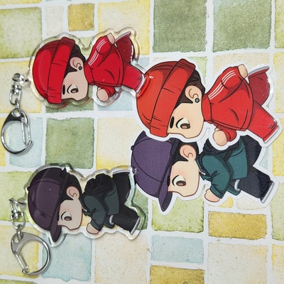 KINNPORSCHE the Series Running Chibi Stickers - Etsy