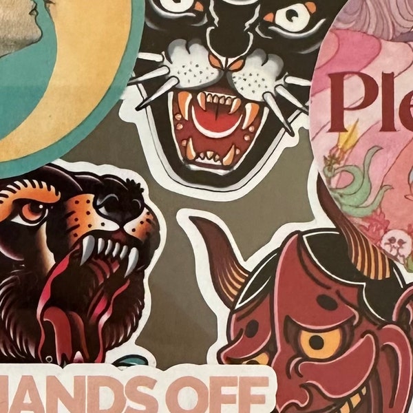 49 Cool American Traditional Tattoo Stickers Perfect for Laptop, Water ...