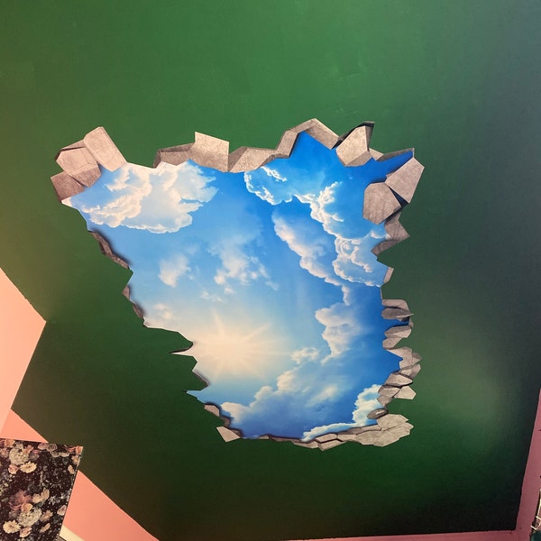 Ceiling - Ceiling Decal - Ceiling Decor - Ceiling Decoration - Ceiling ...