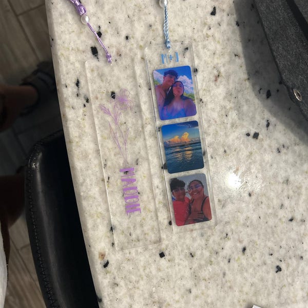 Personalized Photo Bookmark, Custom Bookmark for Her, Picture Bookmark ...