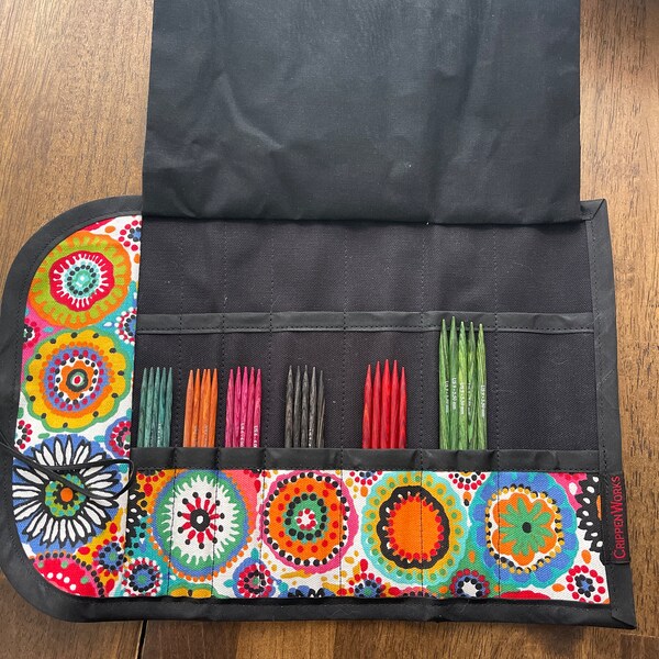 Circular Needle Case Holds 12 to 35 Needles - Etsy