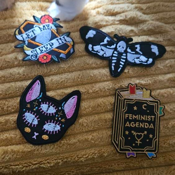 Flappy Boi // DIY Embroidered Iron on Sew Patch Creature Gift for Him ...