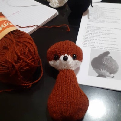 KNIT PATTERN: Capybara-little Capybara Stuffie Toy Make the Perfect ...