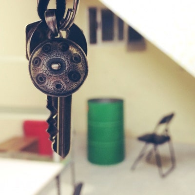 Handpan Pendpan-mini Pendant Necklace Sterling Silver Vintage Handmade ...