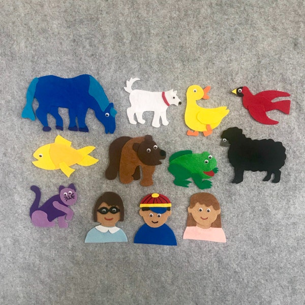 I See a Brown Bear! Felt Story Pattern - PDF PATTERN ONLY for Felt ...