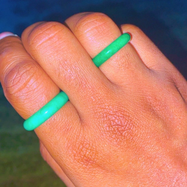 Beautiful Green Jade Ring,ready to Wear, Ring , Stackable, Size 5,to 8 ...
