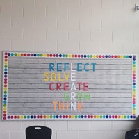 Growth Mindset Bulletin Board, School, Die Cut Letters, Paper Letters ...