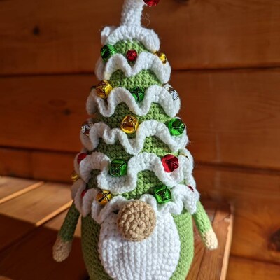 Crochet Patterns Christmas Tree Gnome With Christmas - Etsy