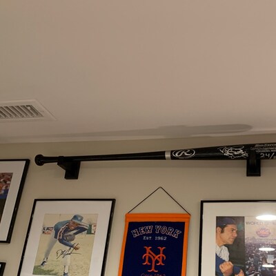 Horizontal Baseball Bat Holder Display Rack Cherry - Etsy