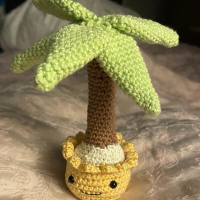 Palm Tree Crochet Pattern PATTERN ONLY Instant DOWNLOAD Amigurumi ...