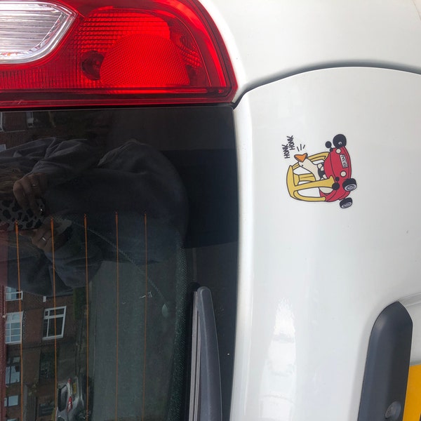 Goose Road Rage Transparent Vinyl Sticker// Meme Goose Sticker Vinyl ...