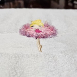 7 Fringed Fluffy Chenille Ballerinas SET of 7 Ballerina Dancer Machine ...