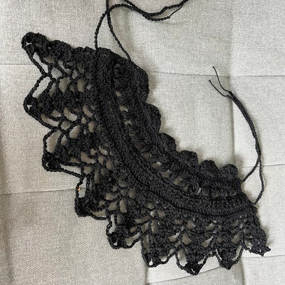 CROCHET PATTERN BUNDLE Goth Victorian High Neck Collar Necklace, Gothic ...
