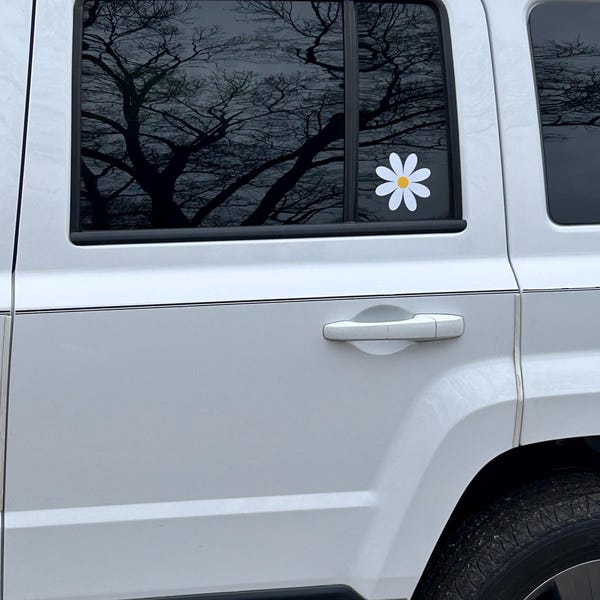 Daisy Vinyl Decal | Daisy Decal | Daisy Car Decal | Hippie Car Decal ...