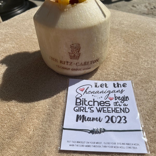Shenanigans Girls Getaway Gift; Girls Trip; Custom Girls Weekend; Wish ...