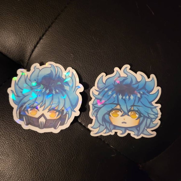 3" Twisted Wonderland Chibi Stickers! | Holographic Water Resistant ...