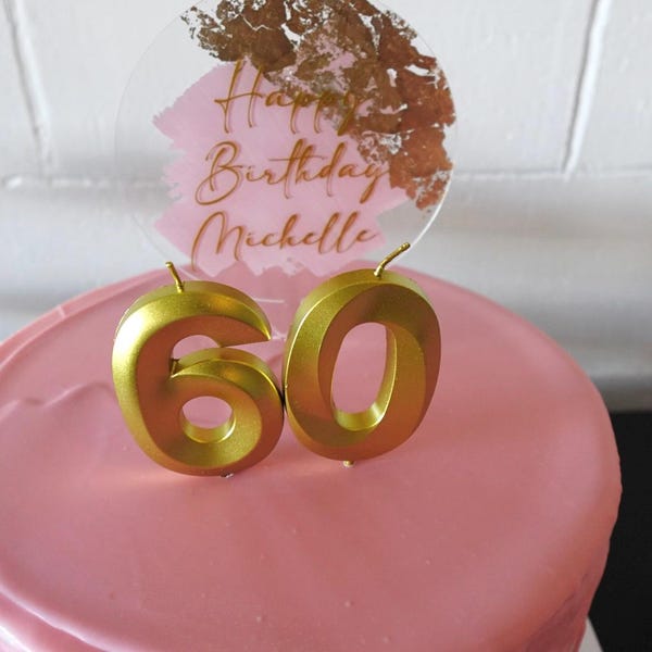 Custom Milestone Birthday Acrylic Sign | Large Birthday Welcome Sign ...