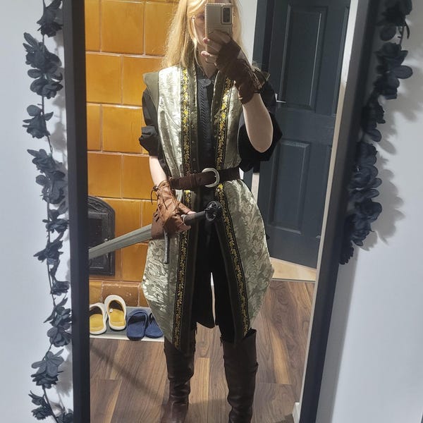 Tabard Sewing Pattern, Female Medieval Surcoat, XXS XXL, Sideless ...