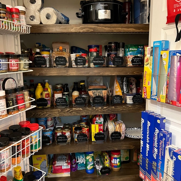 Wood Shelf Cover - Wire Shelf Cover - Linen Closet Shelf Covers ...