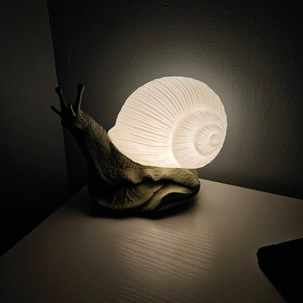 Bright Snail Lamp, 3d Snail Lamp, Desk Decoration, Office Decoration ...